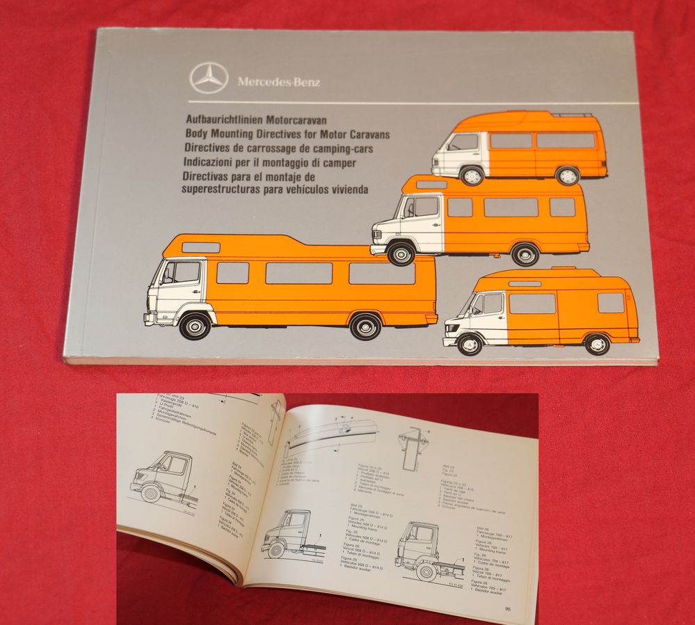 Aufbaurichtlinien Mercedes Motorcaravan Wohnmobil | 54586