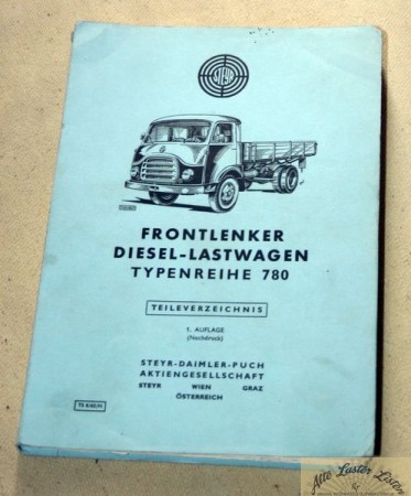 Steyr 780 LKW Ersatzteilliste | 31317