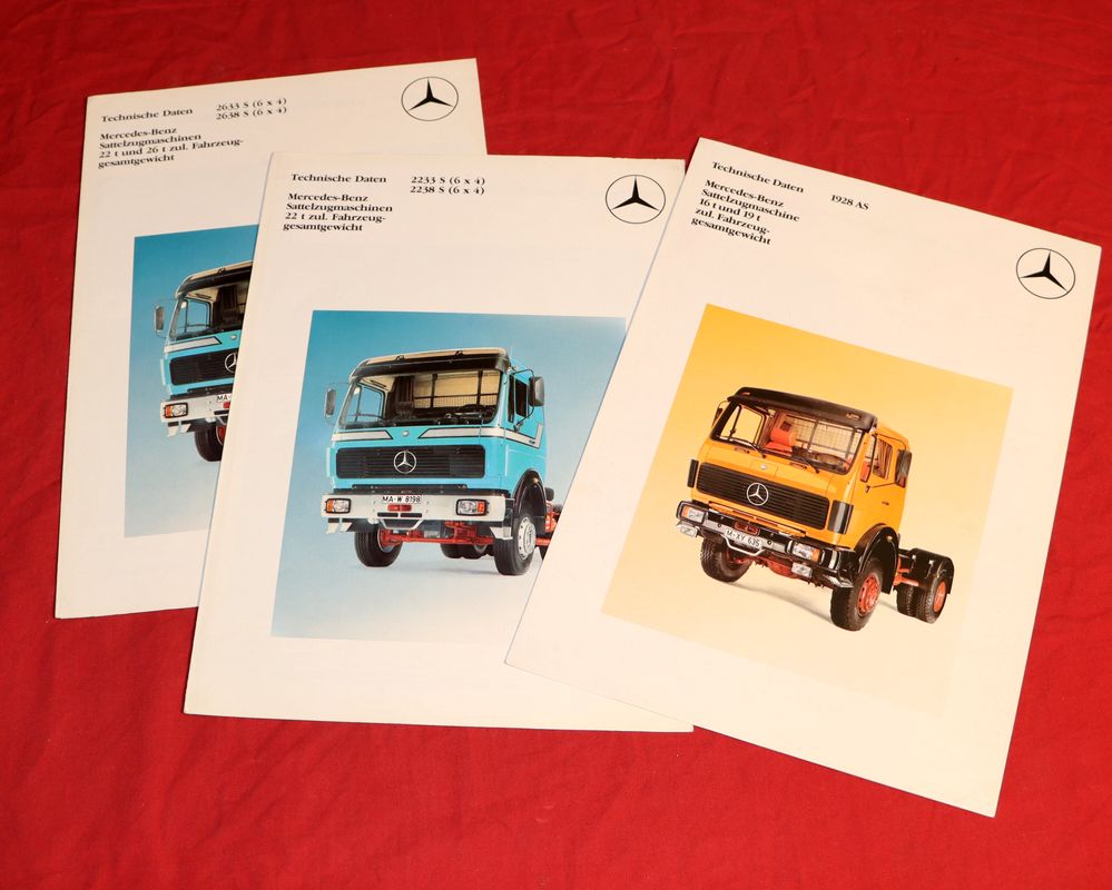 Sattelzugmaschinen Mercedes 1928, 2233, 2238, 2633 , 2638 S | 30960