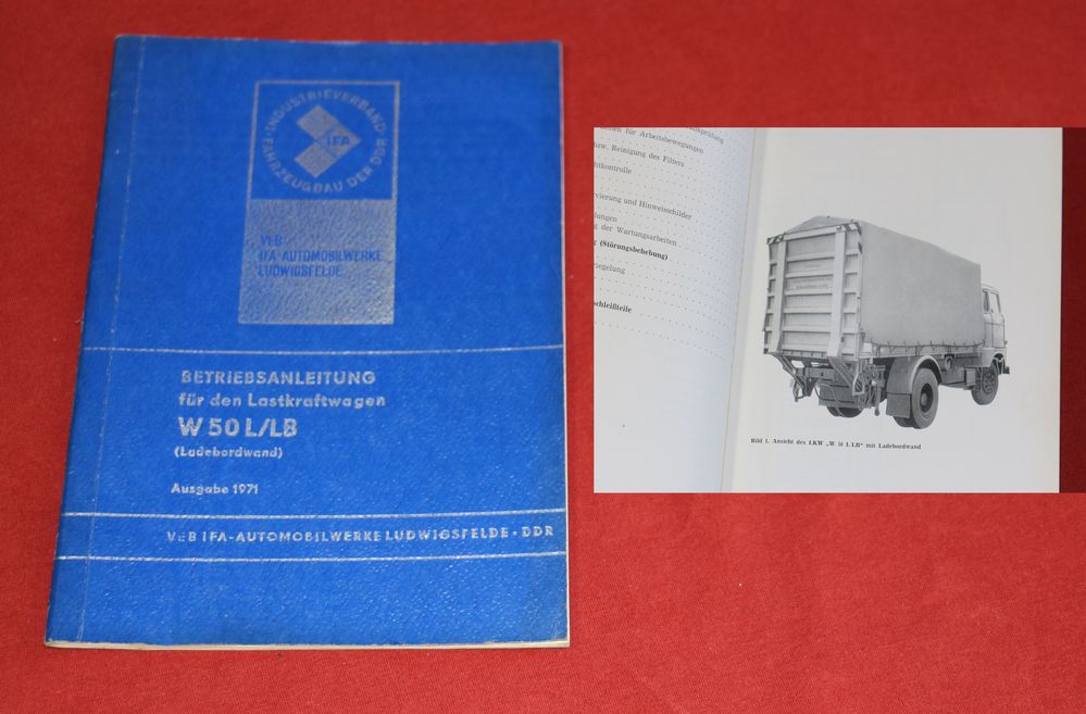 IFA W 50 L / LB Zusatzanleitung für Ladebordwand | 49800
