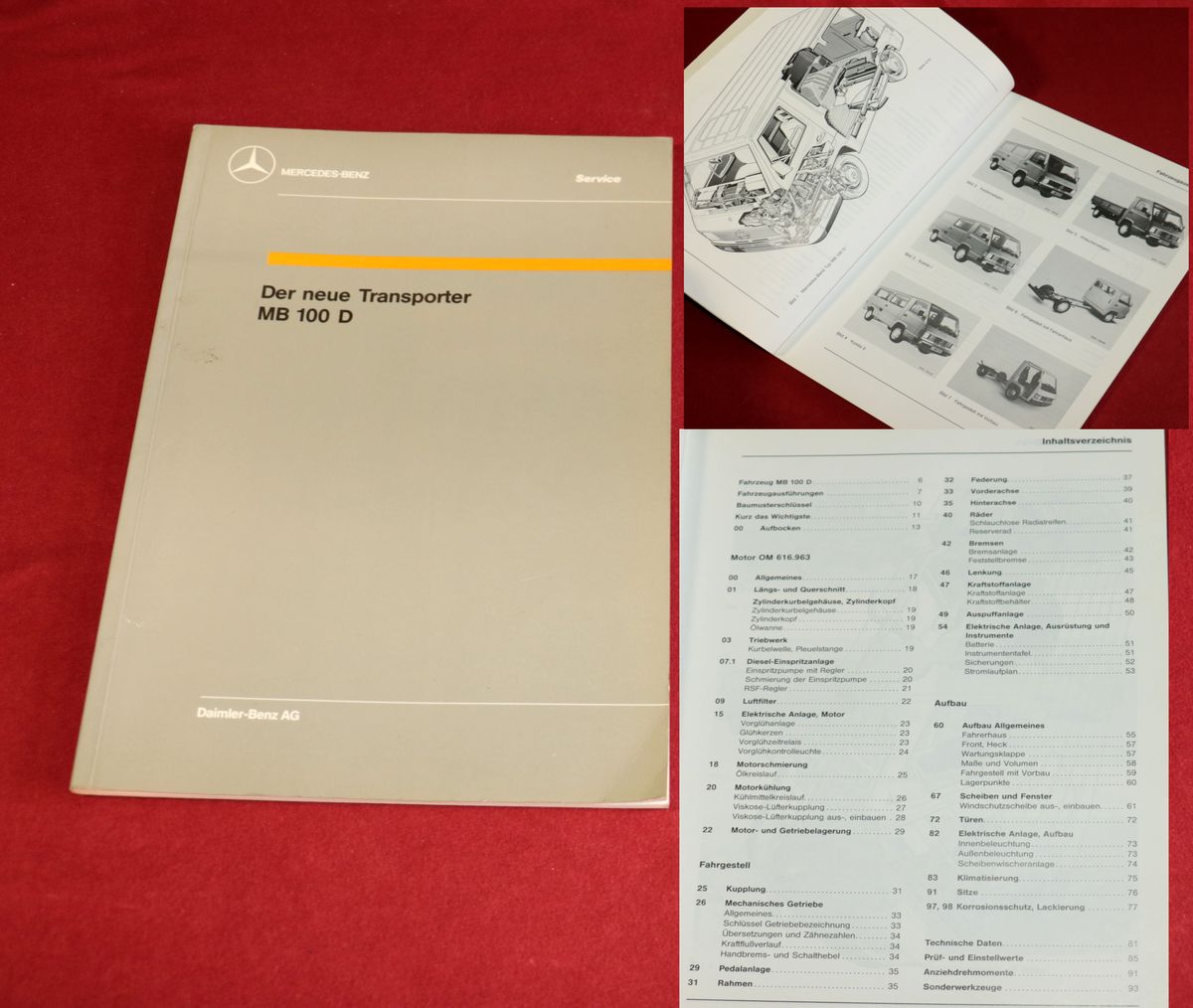 Einführungsschrift Der neue Transporter MB 100 D Mercedes | 50584